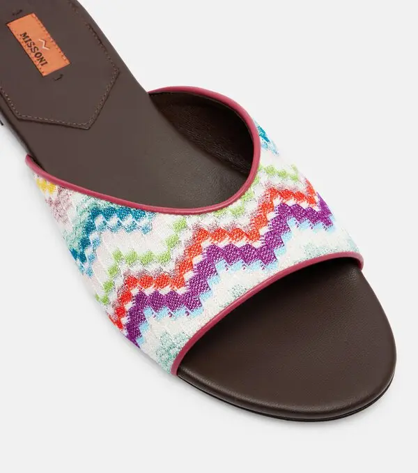 Missoni Liza Zigzag Mules - Multicoloured