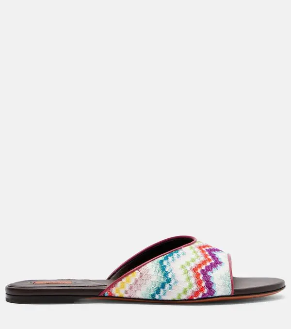 Missoni Liza Zigzag Mules - Multicoloured