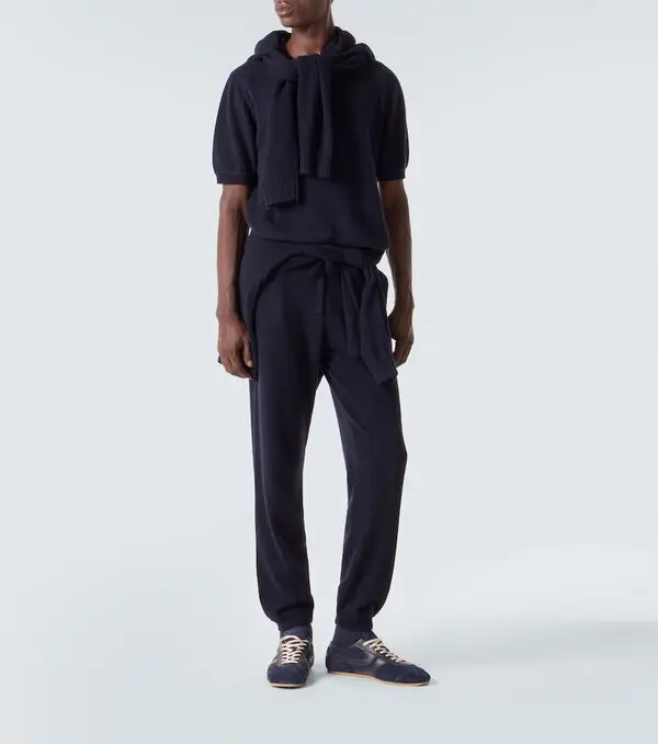ALLUDE Cotton And Cashmere Crewneck Sweater