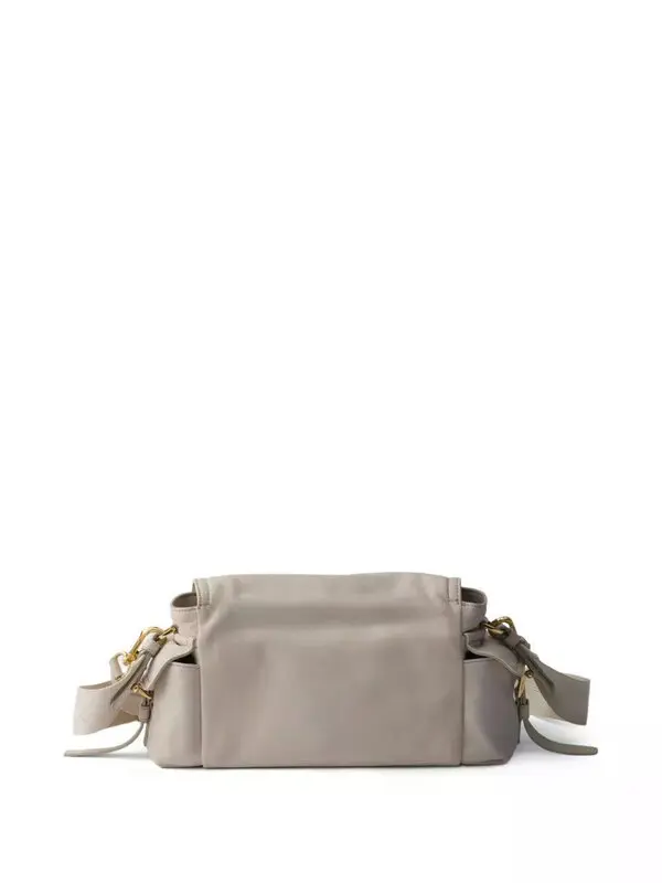 Prada Medium Nappa Shoulder Bag - Neutrals