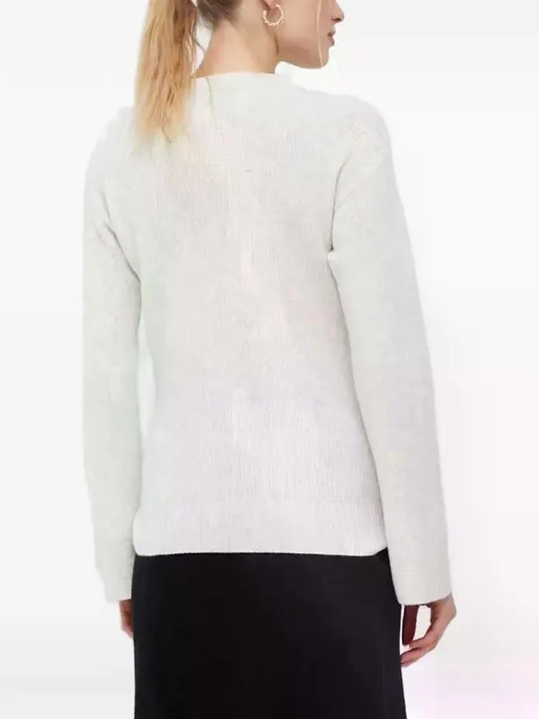 Dkny Tie-detail Wrap Knit Sweater