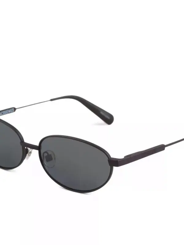 Jacquemus Oval Frame Sunglasses - Black