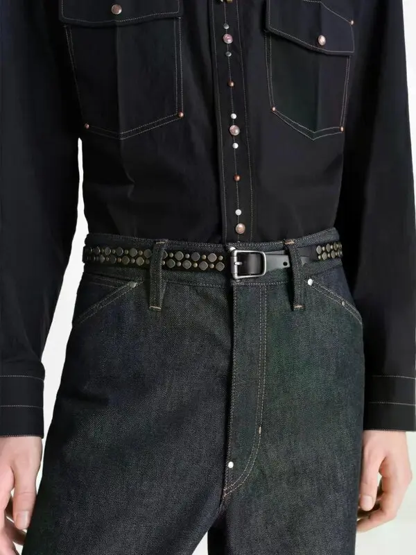 LEMAIRE Stud Embellished Belt