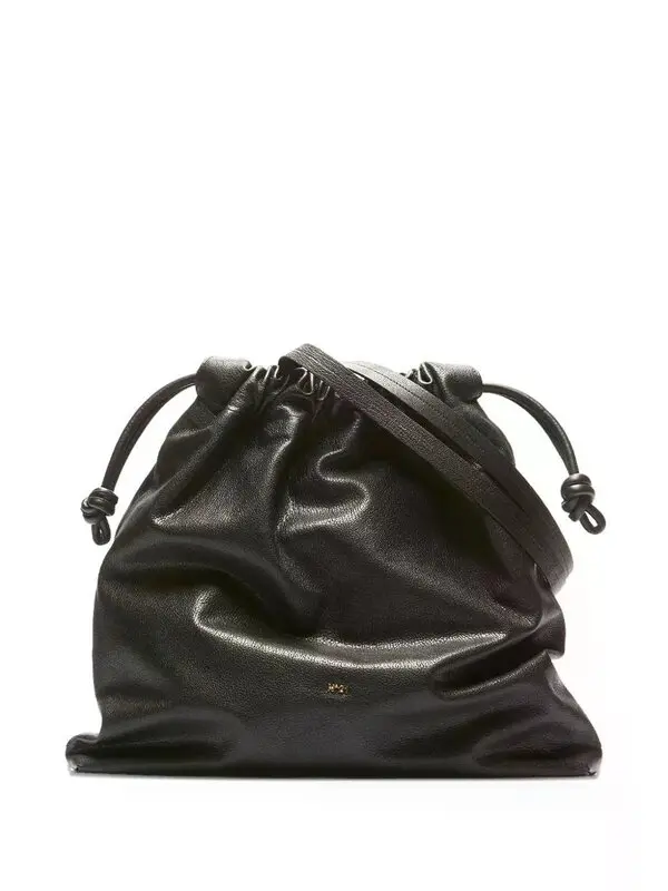 N°21 Eva Gathered Shoulder Bag - Black