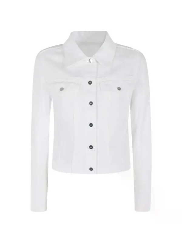 DONDUP Collared Button Jacket - White