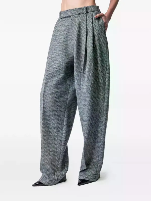 ARTICLE TEN Tweed Wool Trousers