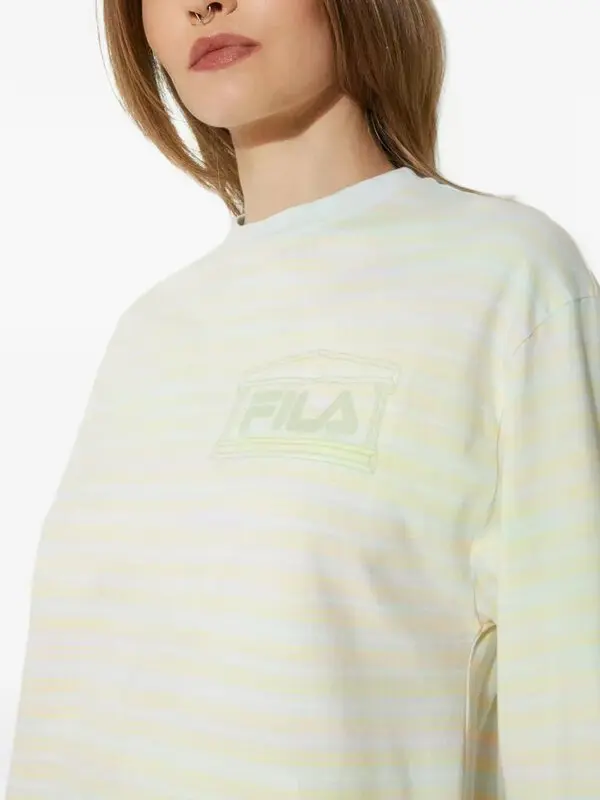 FILA Striped Long Sleeve Crewneck T-shirt