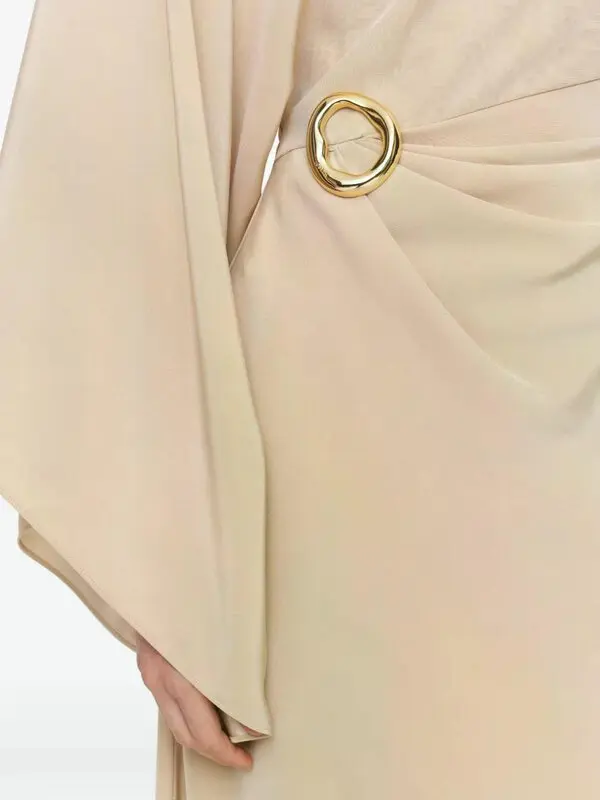 JOSEPH Asymmetric Sleeve Midi Dress