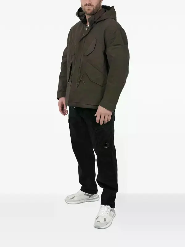 C.P. COMPANY Hooded Jacket With Goggle Detail