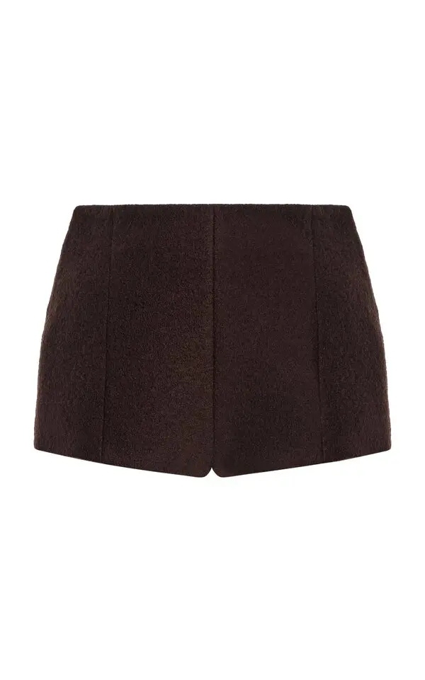 THE FRANKIE SHOP Vail Wool Hot Pants - Taupe