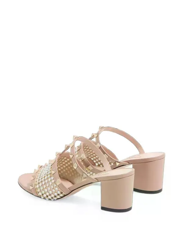 Valentino Garavani Rockstud Embroidered Sandals