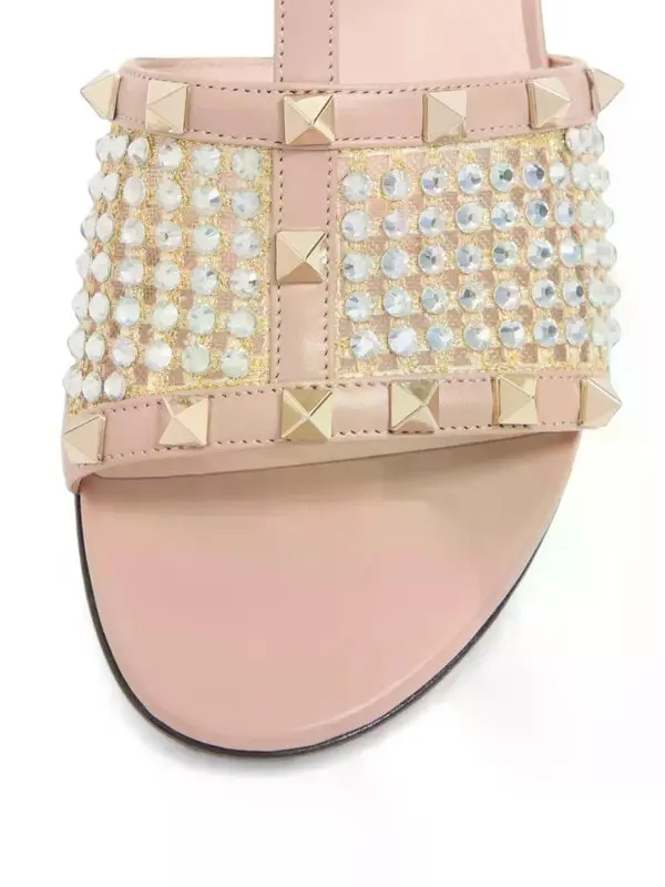 Valentino Garavani Rockstud Embroidered Sandals