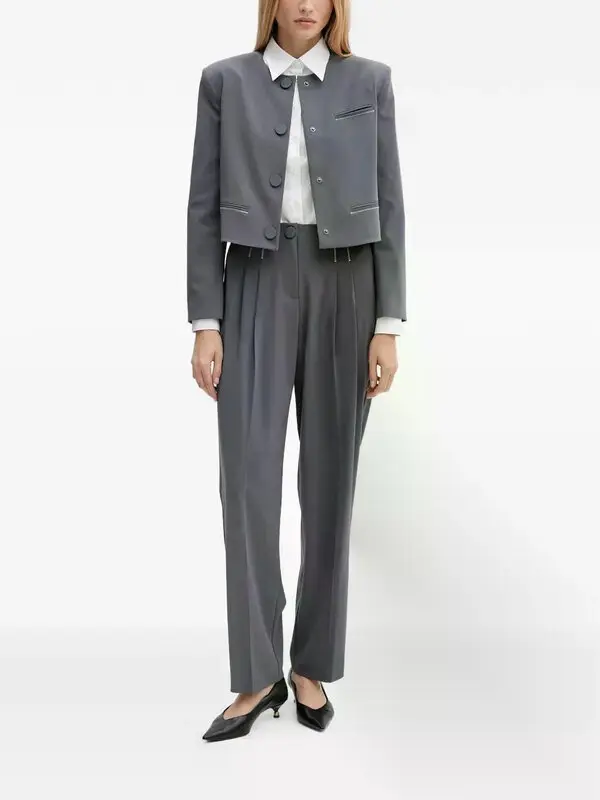 Armani Exchange Button Cropped Jacket