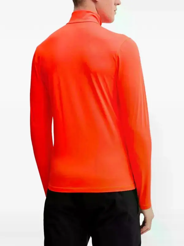 Bogner Pascal High Neck Half-zip Base Layer - Orange