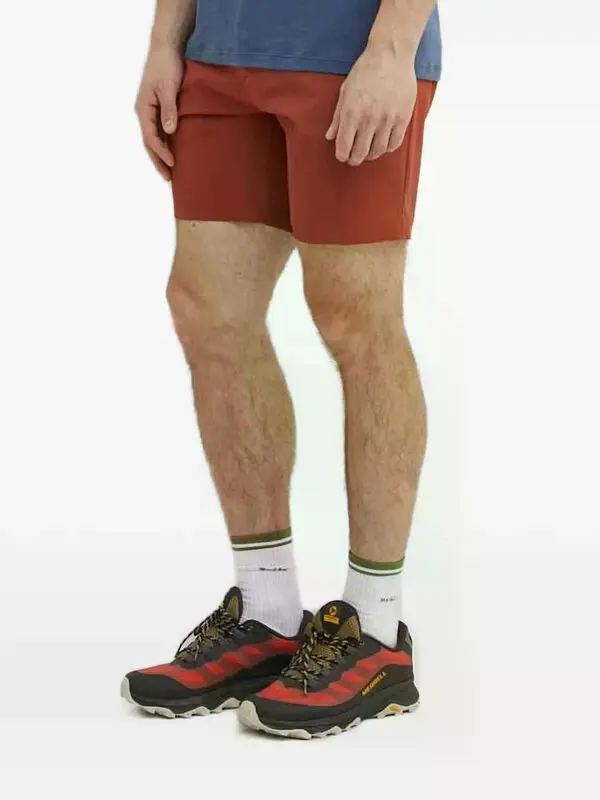 PEAK PERFORMANCE Belted Shorts With Logo Detail - Orange