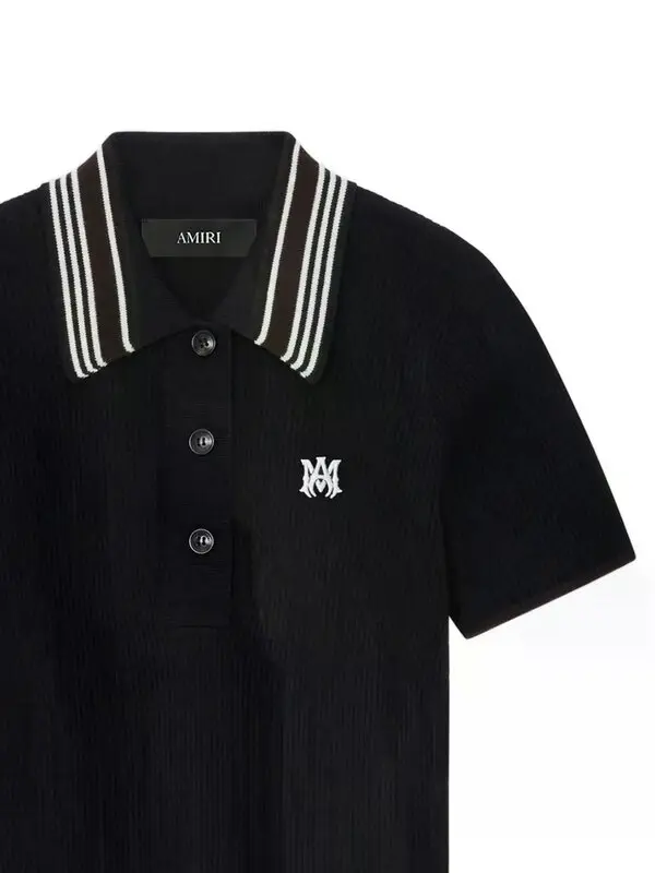 Amiri Striped-detail Polo Shirt