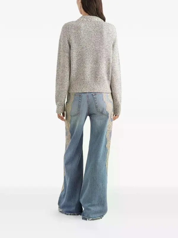 Dolce & Gabbana Pearl-embellished Round-neck Jacket