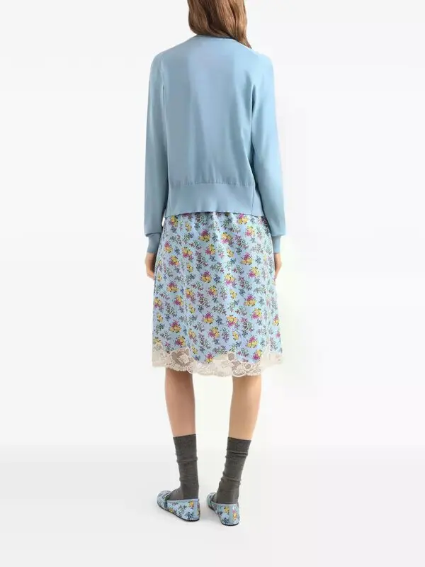 Dolce & Gabbana Floral Appliqué Cardigan