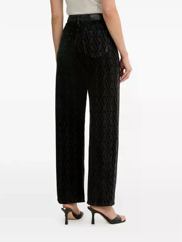 Armani Exchange All-over Monogram Jeans