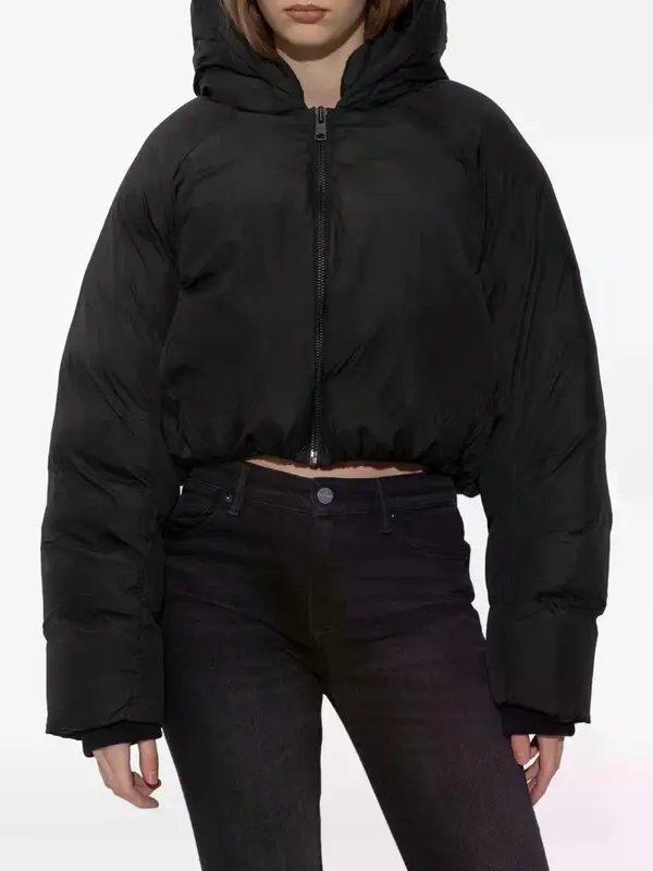 ALLSAINTS Mae Cropped Puffer Jacket With Hood