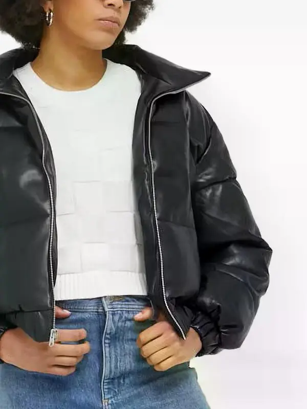 Abercrombie Padded Zip Jacket - Black