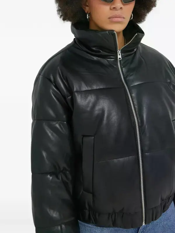 Abercrombie Padded Zip Jacket - Black