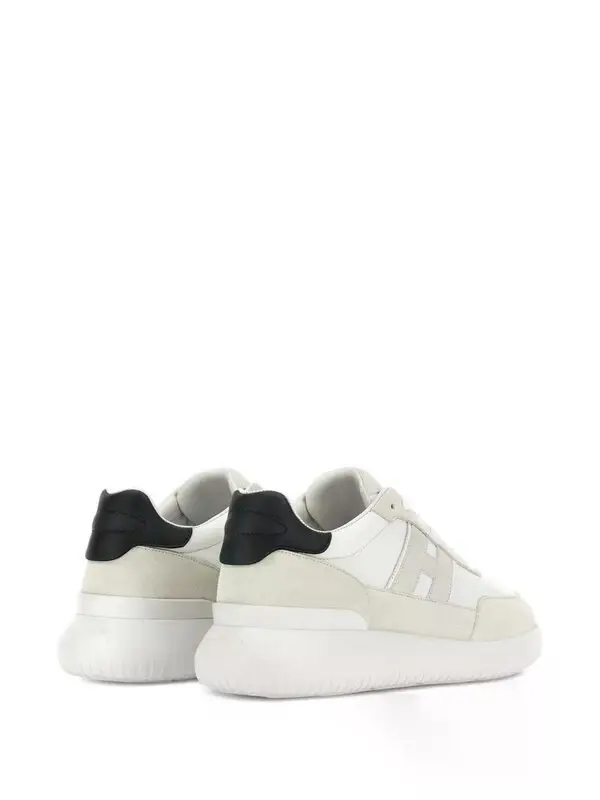 Hogan H" Detail Lace-up Sneakers - White