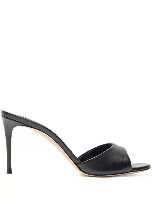Casadei Julia Mules With Stiletto Heel - Black