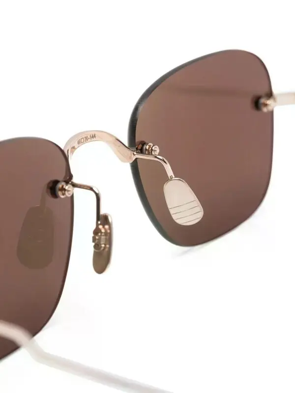 Thom Browne Rimless Square Sunglasses