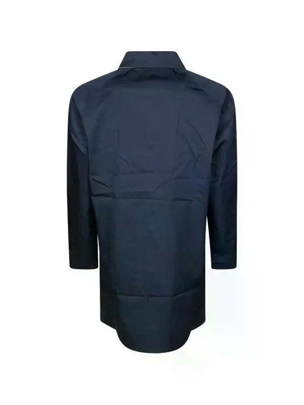 Barbour Waterproof Coat With Embroidered Logo - Blue