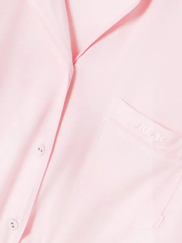 SKIMS Valentine's Day Long Sleep Set - Pink
