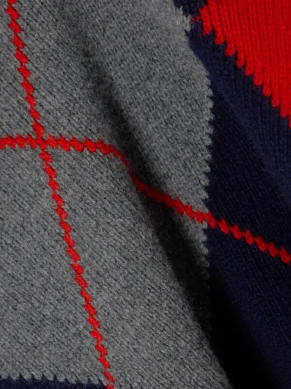 JW Anderson Pringle Argyle Wool Sweater - Multi