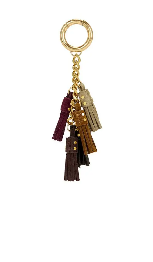 Rebecca Minkoff Multi Tassel Bag Charm - Brown