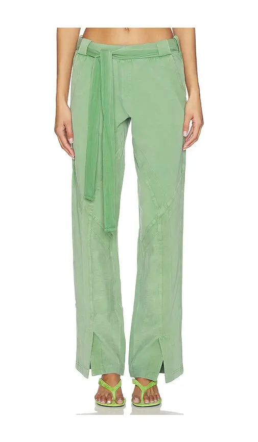 Attico Long Sweatpant - Green
