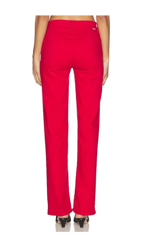 MOTHER The Kick It Jeans - Red