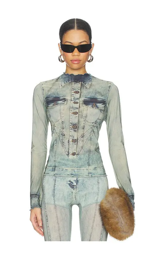 KNWLS Halcyon Top - Blue