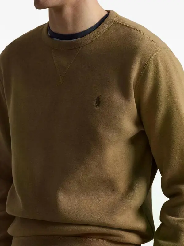 Polo Ralph Lauren Logo-embroidered Sweatshirt - Brown