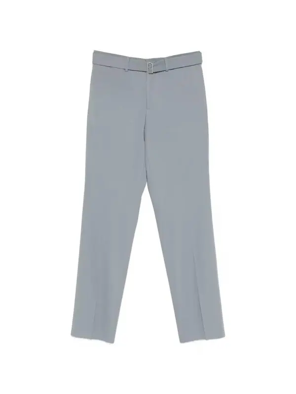 LARDINI Belted Trousers - Grey