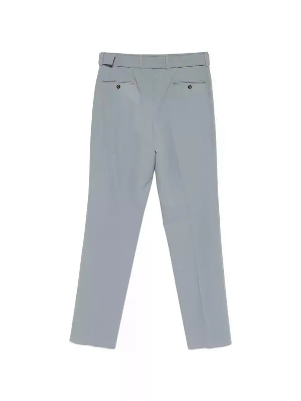 LARDINI Belted Trousers - Grey