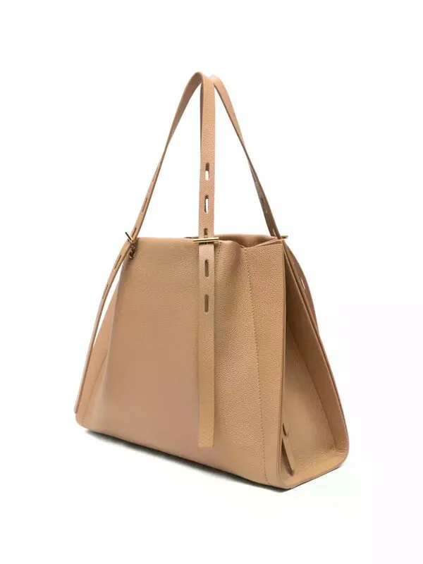 MINOBOSSI Medium Paulette Leather Tote Bag - Pink