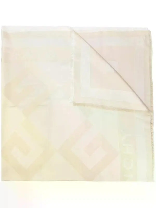 Givenchy Logo Knit Scarf - Neutrals