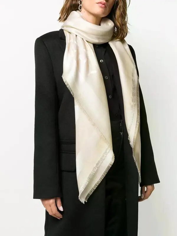 Givenchy Logo Knit Scarf