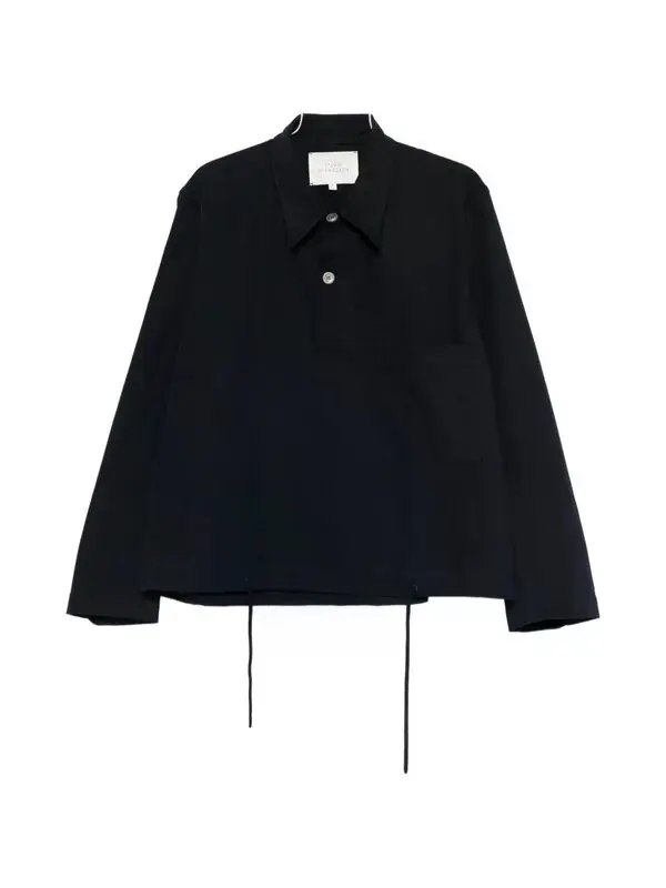 Studio Nicholson Drawcord-hem Chest-pocket Shirt
