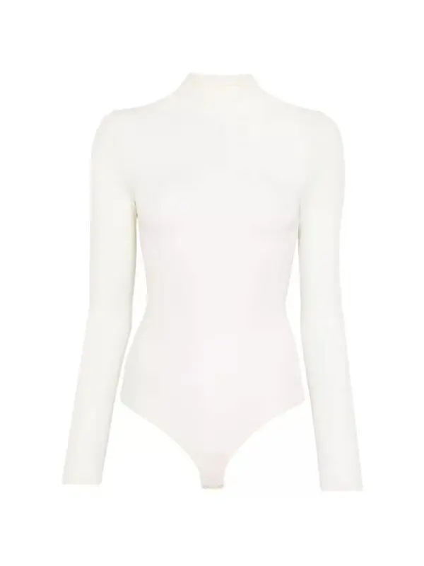 Wolford Long-sleeve High Neck Top - Neutrals