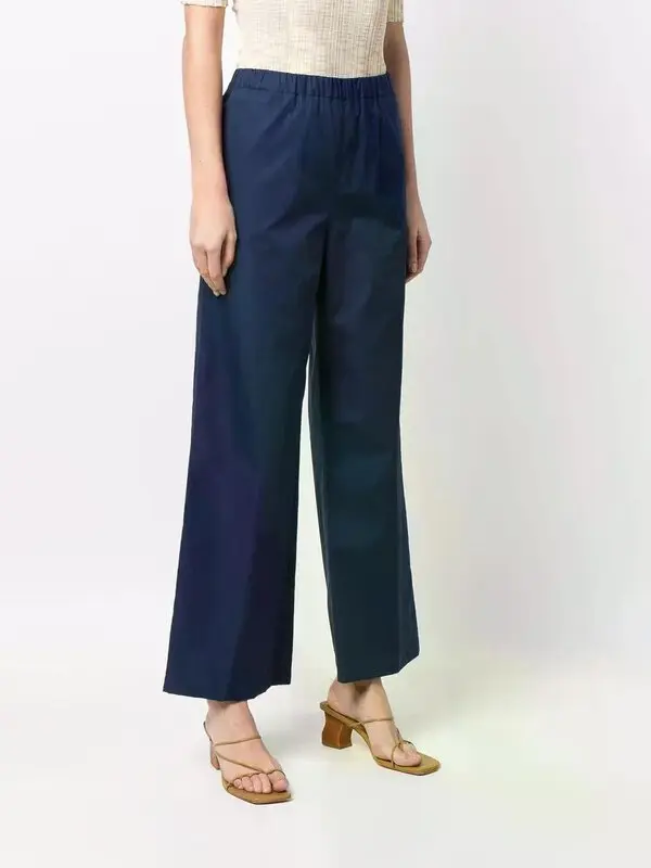 Aspesi Cropped Wide-leg Trousers
