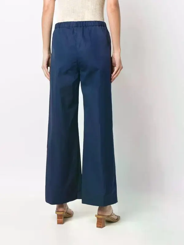Aspesi Cropped Wide-leg Trousers
