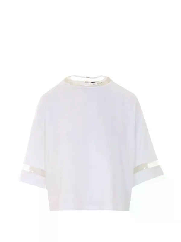 Fabiana Filippi Embellished Crew-neck Blouse