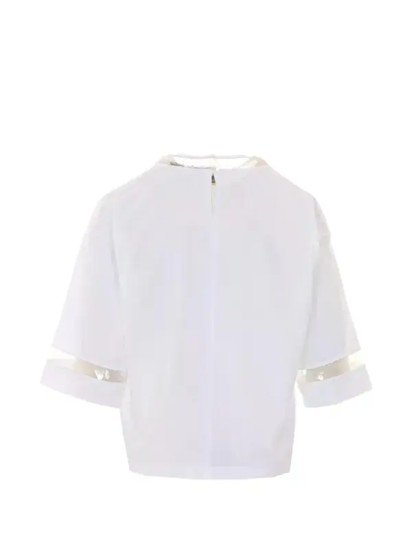 Fabiana Filippi Embellished Crew-neck Blouse