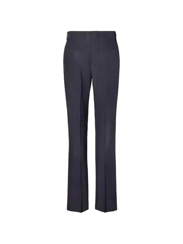 Fendi Logo Detail Trousers - Blue