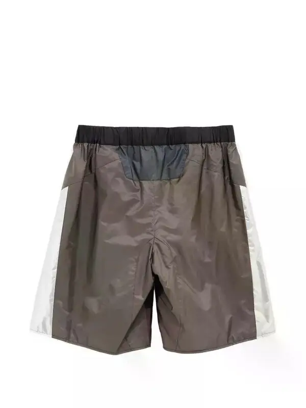 Moncler Colourblocked Logo Patch Shorts
